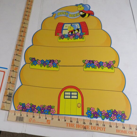 Carson - Dellosa | Accents | Beehive Bulletin Board Laminated Busy Bees Carsondellosa No Bees ...
